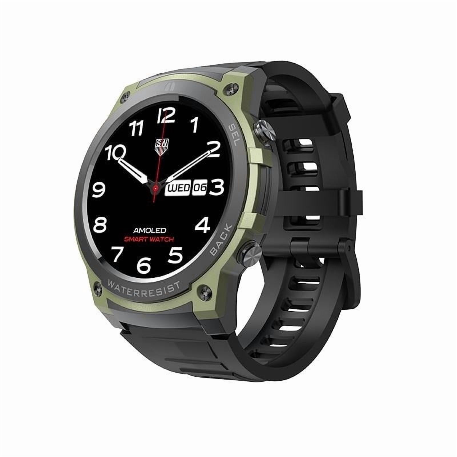 DM55 1.43" Smartwatch with Bluetooth Calling, Zinc Alloy Metal Body ...