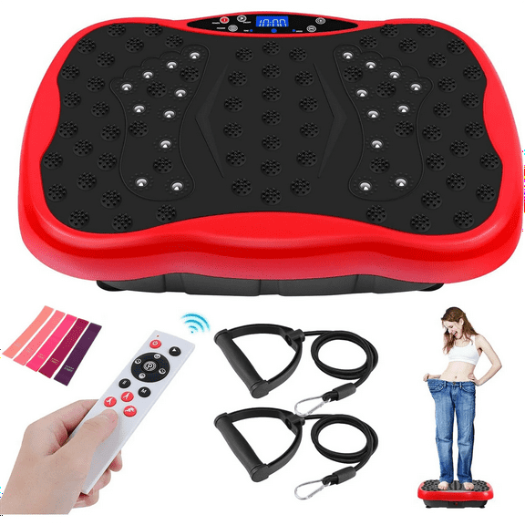 Free Shipping! MERACH Vibrating Plate Muscle Toner, Full Body Exercise ...