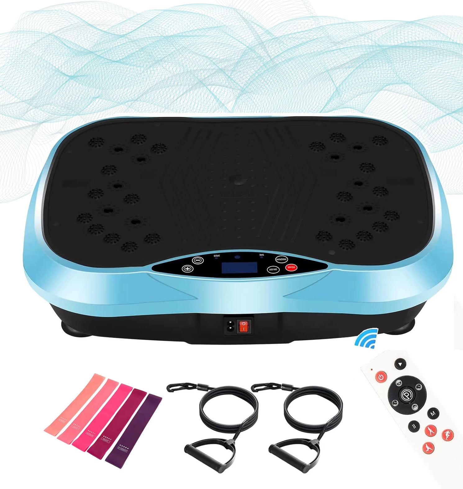 DMBOH Vibration Plate Exercise Machine with Loop Bands and Remote ...