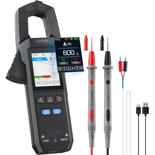 DMC-100 Digital Clamp Meter (9999 Counts TRMS) – 600A, Rechargeable ...