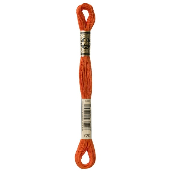 DMC 6-Strand Embroidery Cotton 8.7yd-Dark Orange Spice - Walmart.com