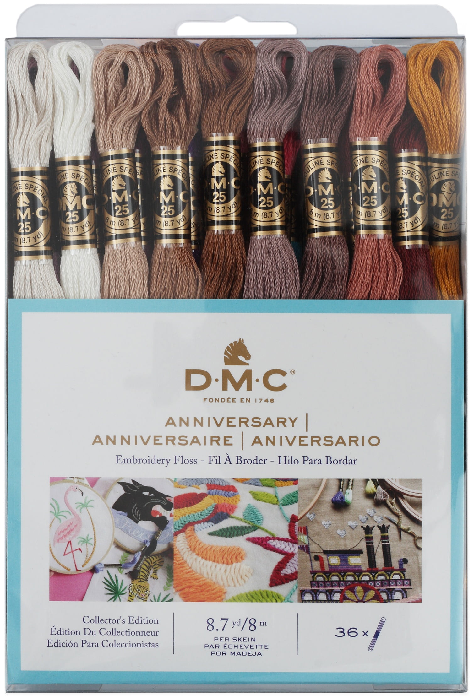 DMC Embroidery Floss Pack - Anniversary Collection - 8.7 yards - 36 ...