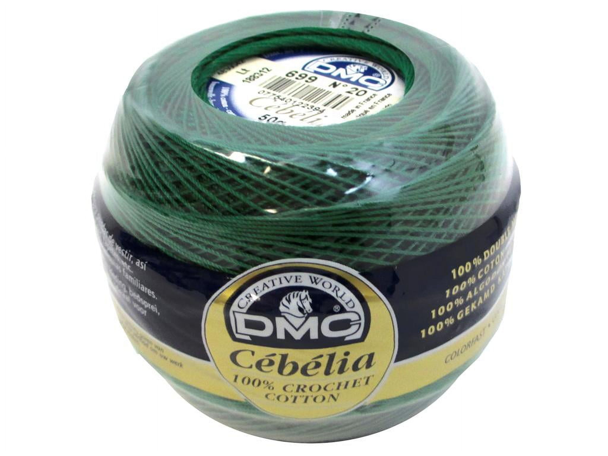 DMC Cebelia Crochet Cotton 10 Green - Walmart.com