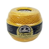 DMC Cebelia Crochet Cotton 10 Medium Yellow - Walmart.com