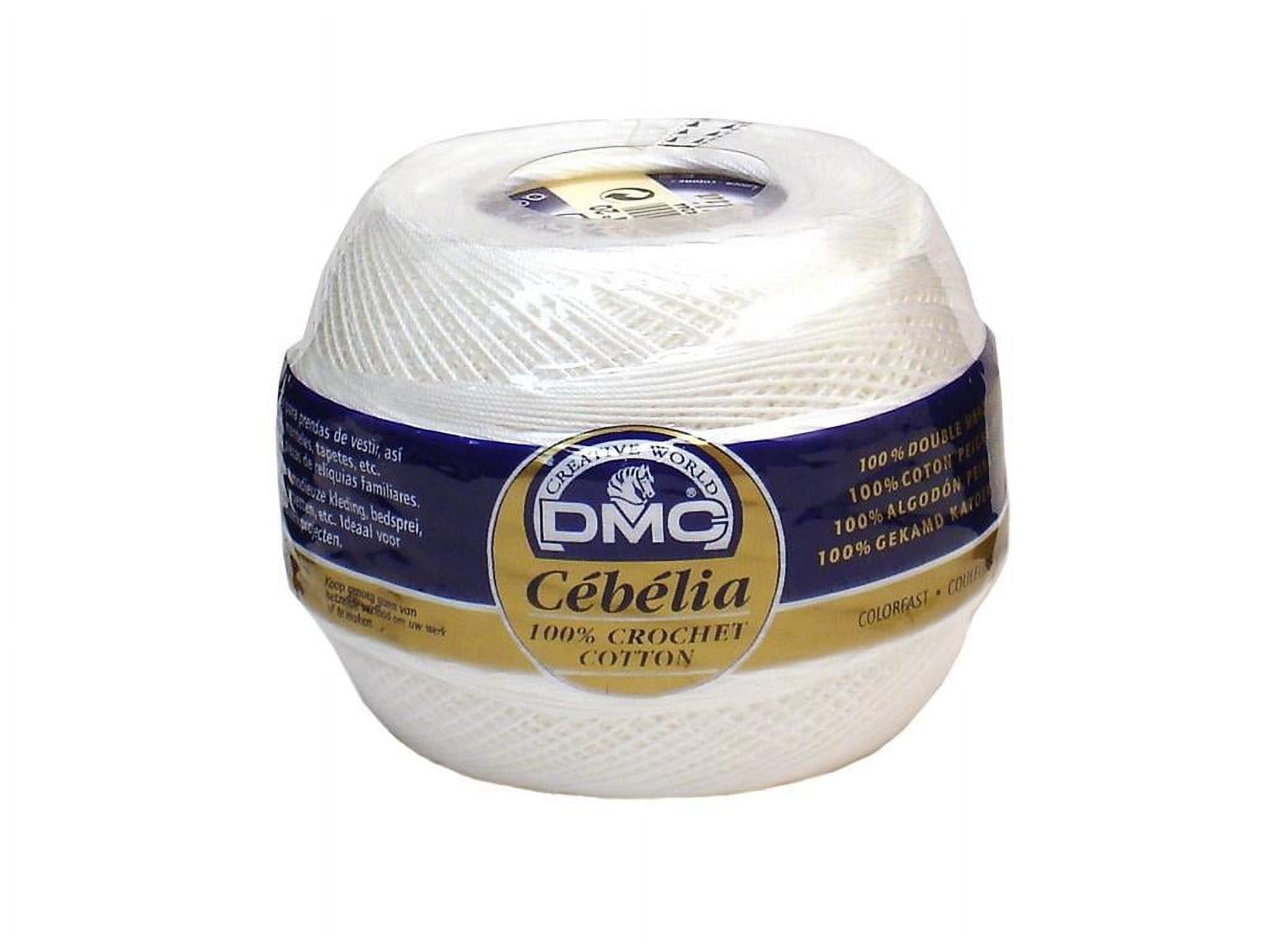 DMC Cebelia Crochet Cotton 10 Snow White - Walmart.com