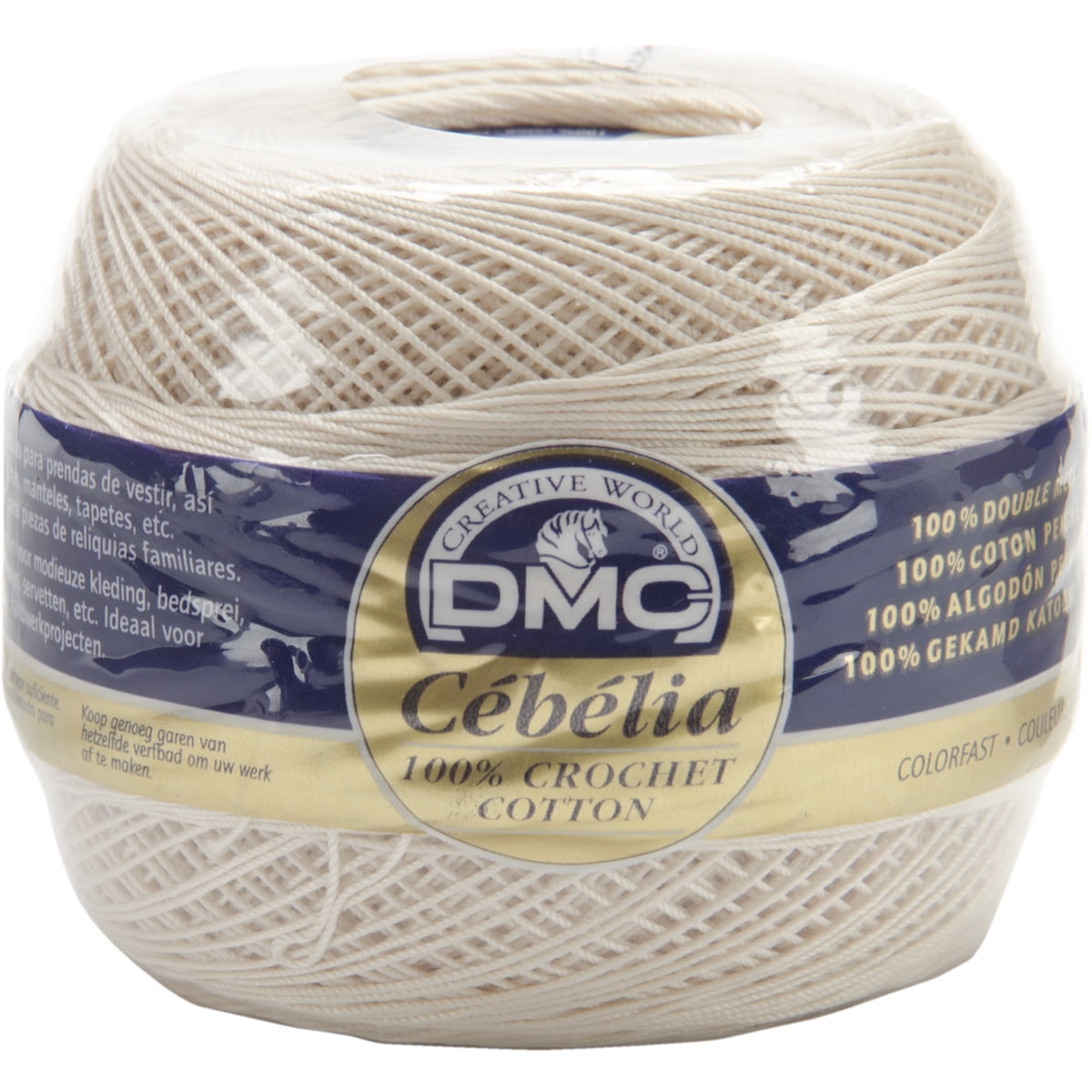 DMC/Cebelia Crochet Cotton Size 20-Ecru - Walmart.com