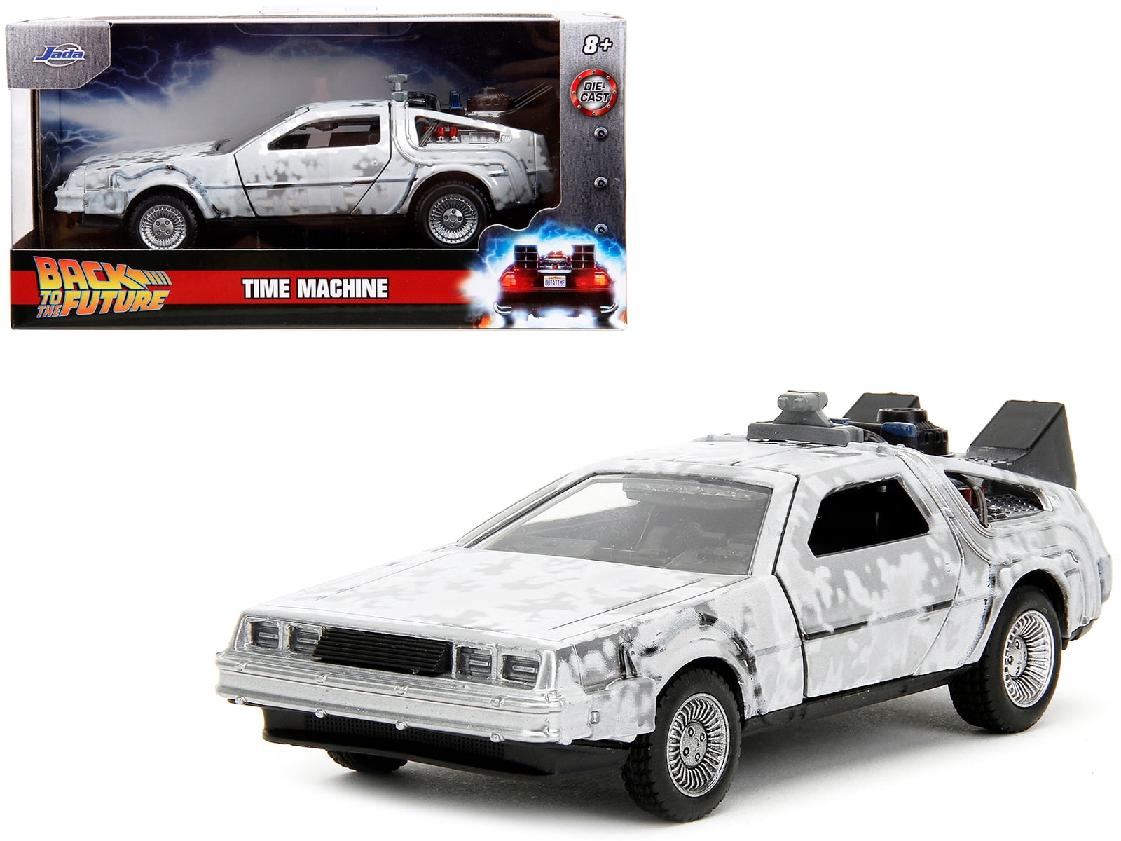 DMC DeLorean Time Machine Brushed Metal (Frost Version) "Back to the ...