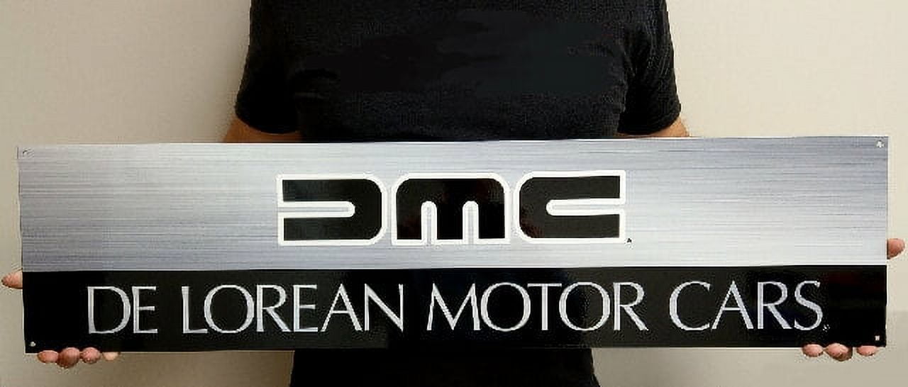 DMC Delorean Reproduction Dealership Steel Sign - Walmart.com