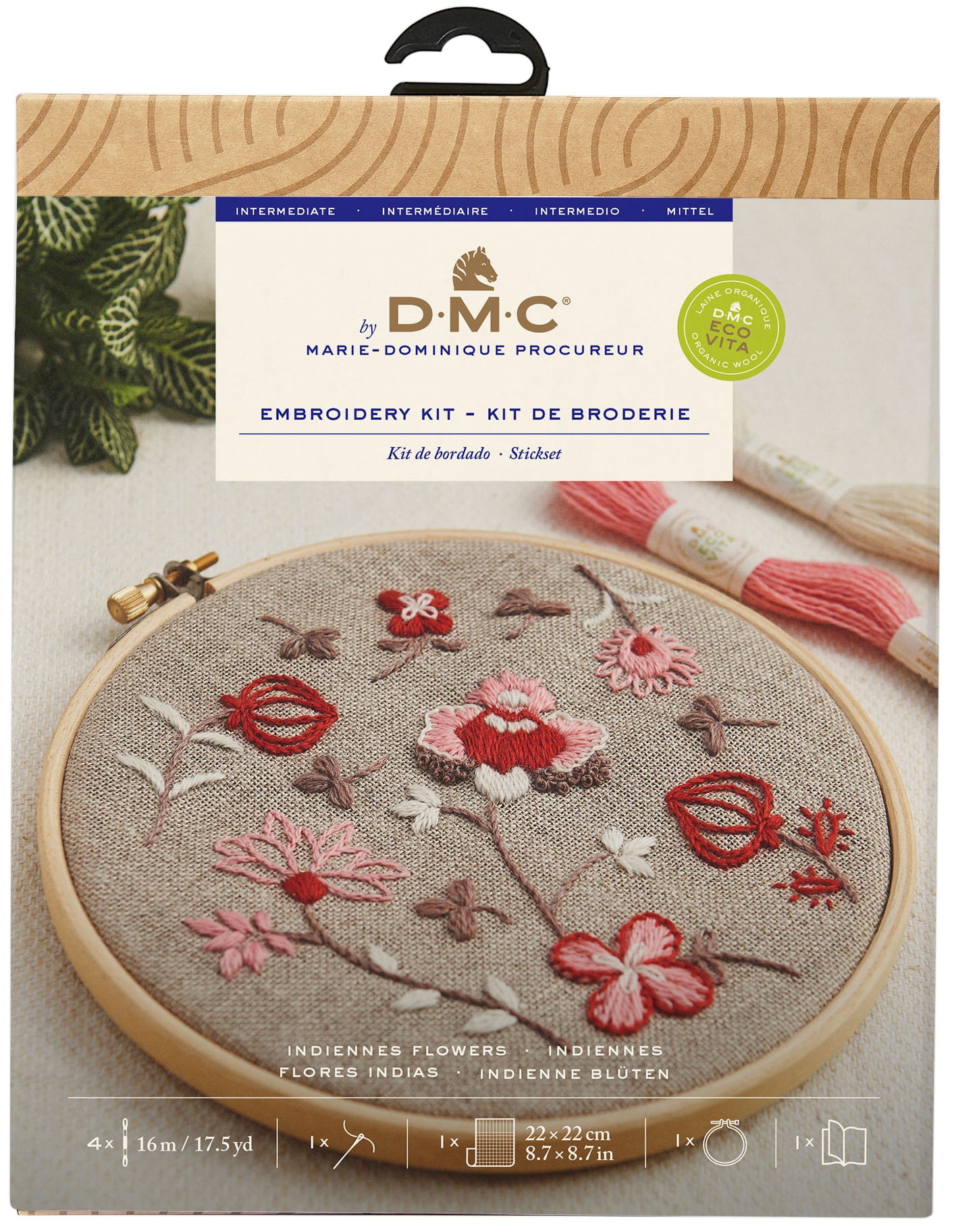 DMC Eco Vita Kit -Indian Flowers - Walmart.com