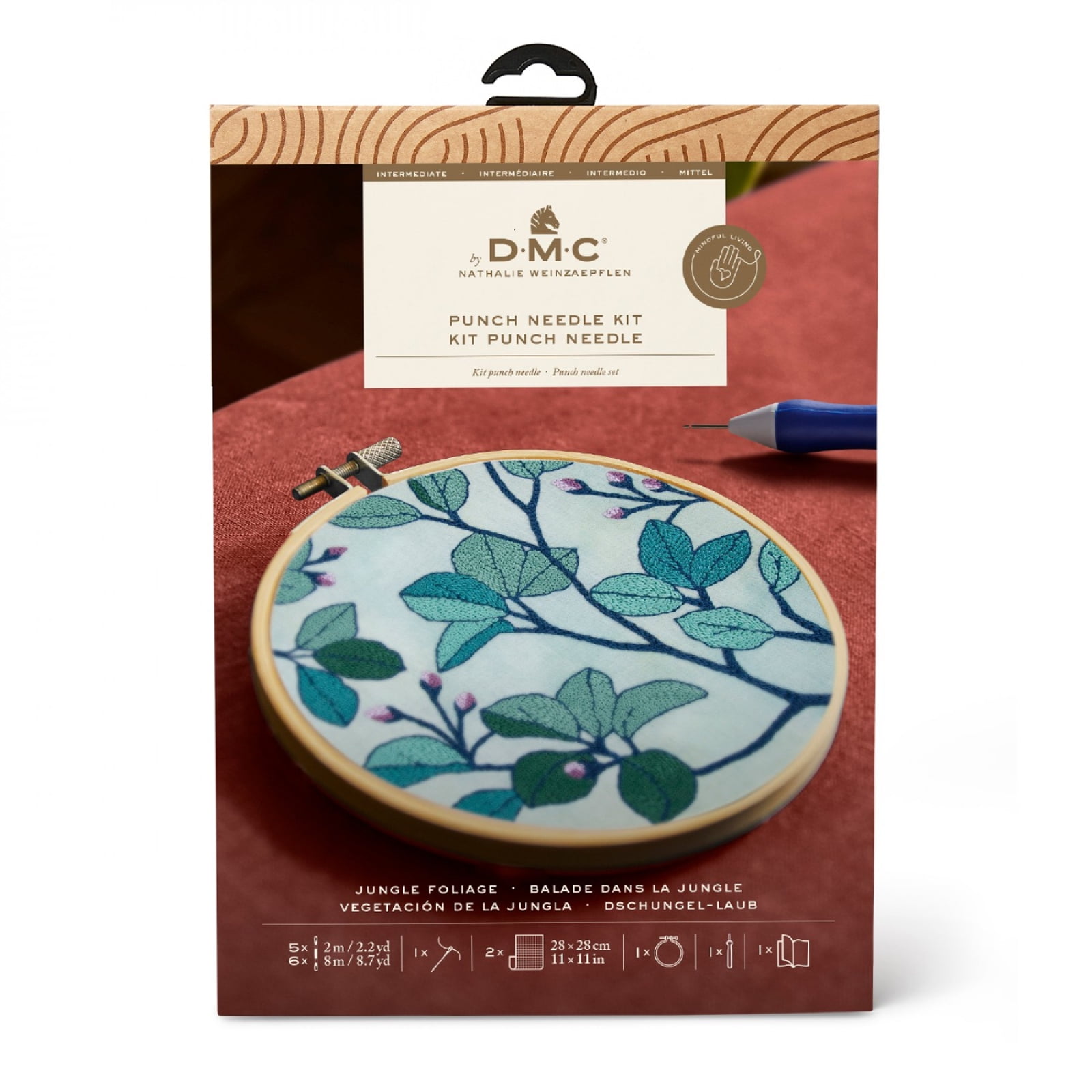 DMC Jungle Foliage Punch Needle Kit PN012K - Walmart.com