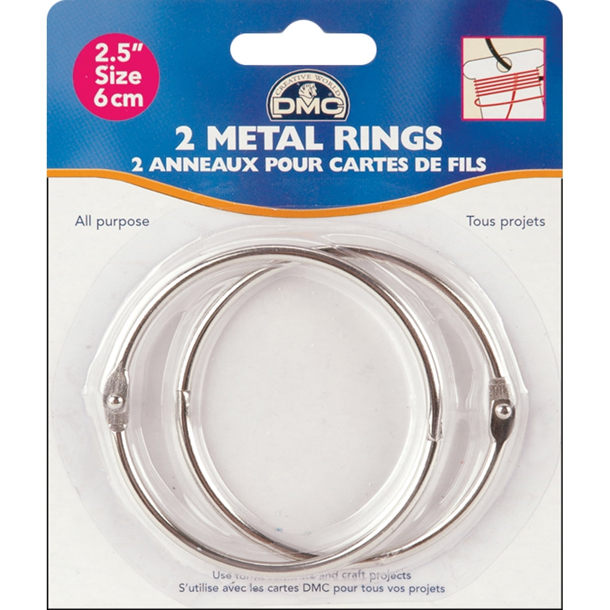 DMC Metal Rings 2.5