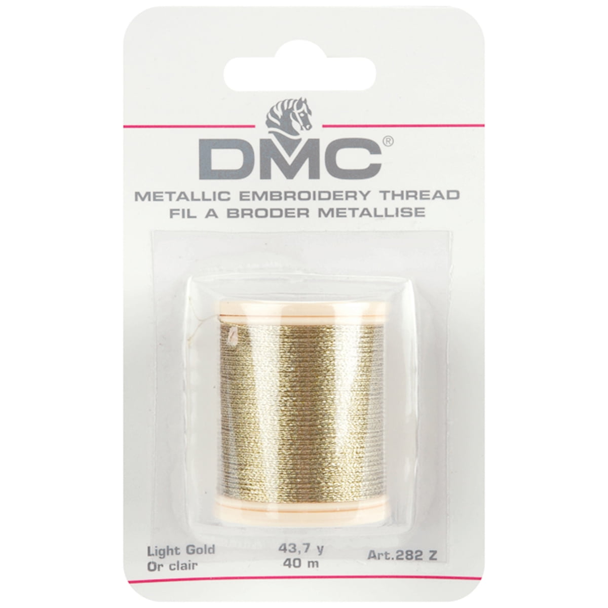 DMC Metallic Embroidery Thread 43.7yd-Light Gold - Walmart.com