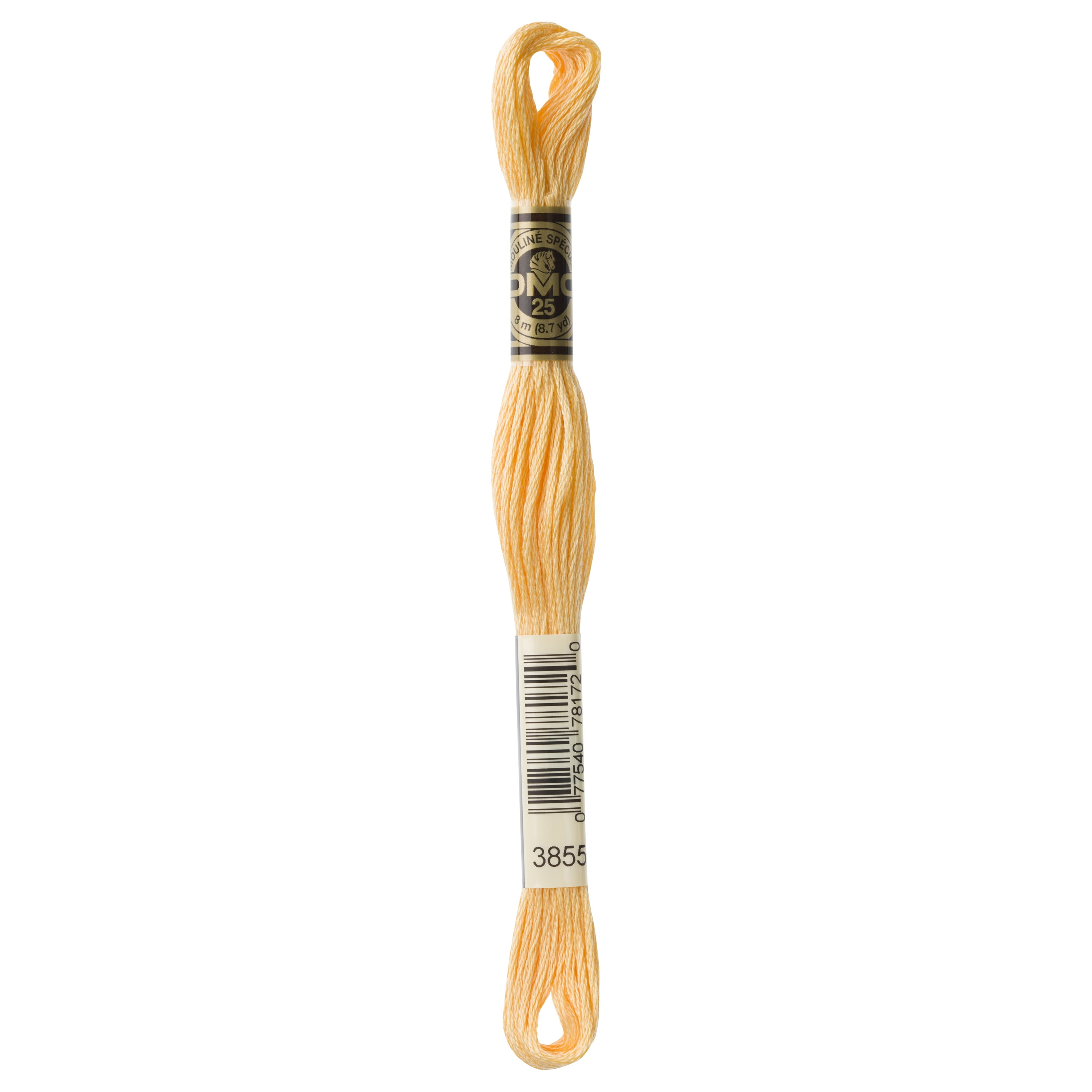 DMC Mouline 117-3855 Six-Strand Embroidery Thread, Light Autumn Gold, 8 ...