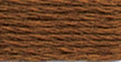 DMC Mouline 117-433 Six-Strand Embroidery Thread, Medium Brown, 8.7 ...