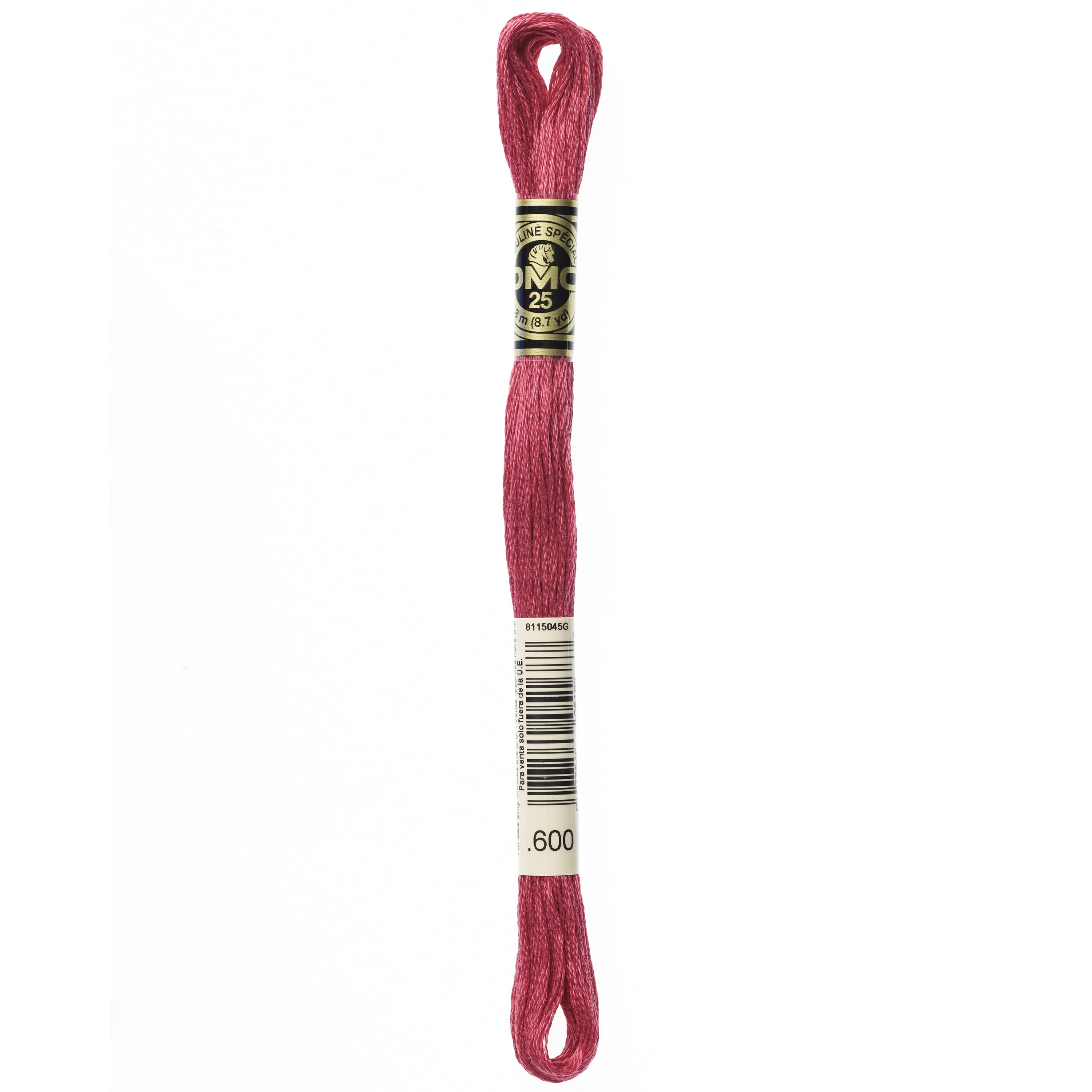 DMC Mouline 117-600 Six-Strand Embroidery Thread, Very Dark Cranberry ...