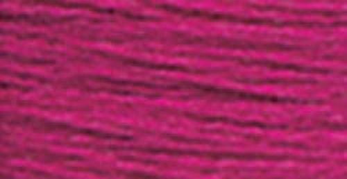 DMC Mouline 117-718 Six-Strand Embroidery Thread, Plum, 8.7-Yards ...
