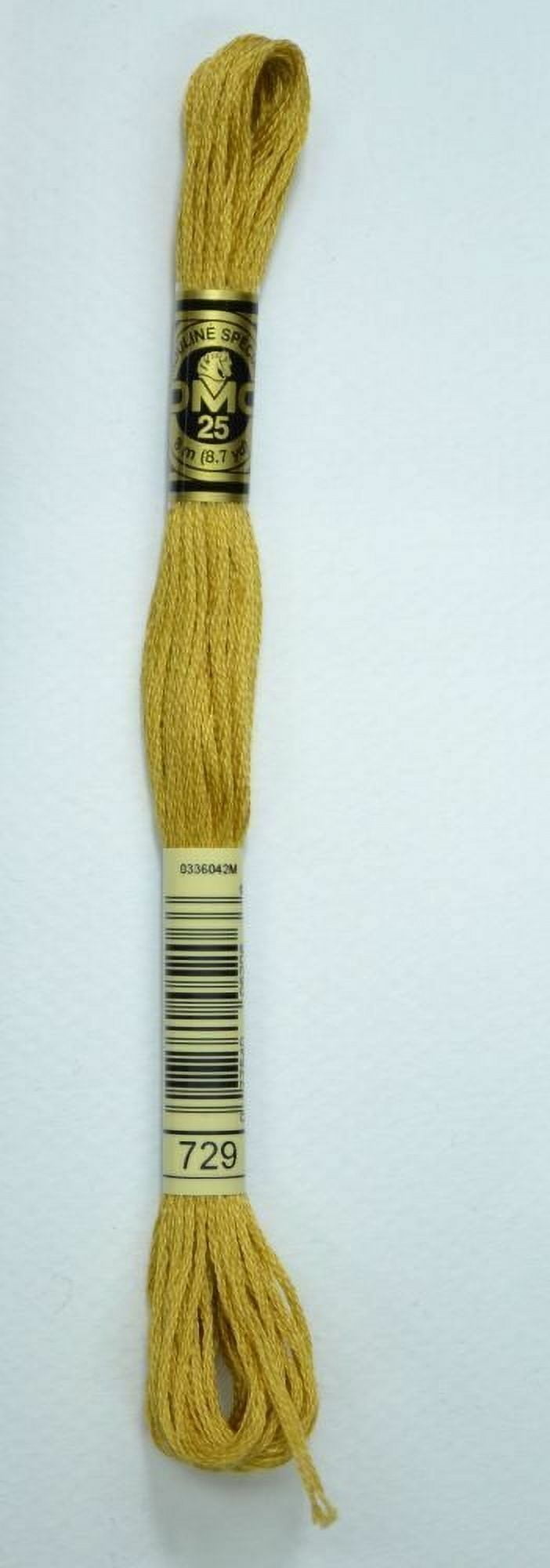 DMC Mouline 117-729 Six-Strand Embroidery Thread, Medium Old Gold, 8.7-Yards - Walmart Business ...