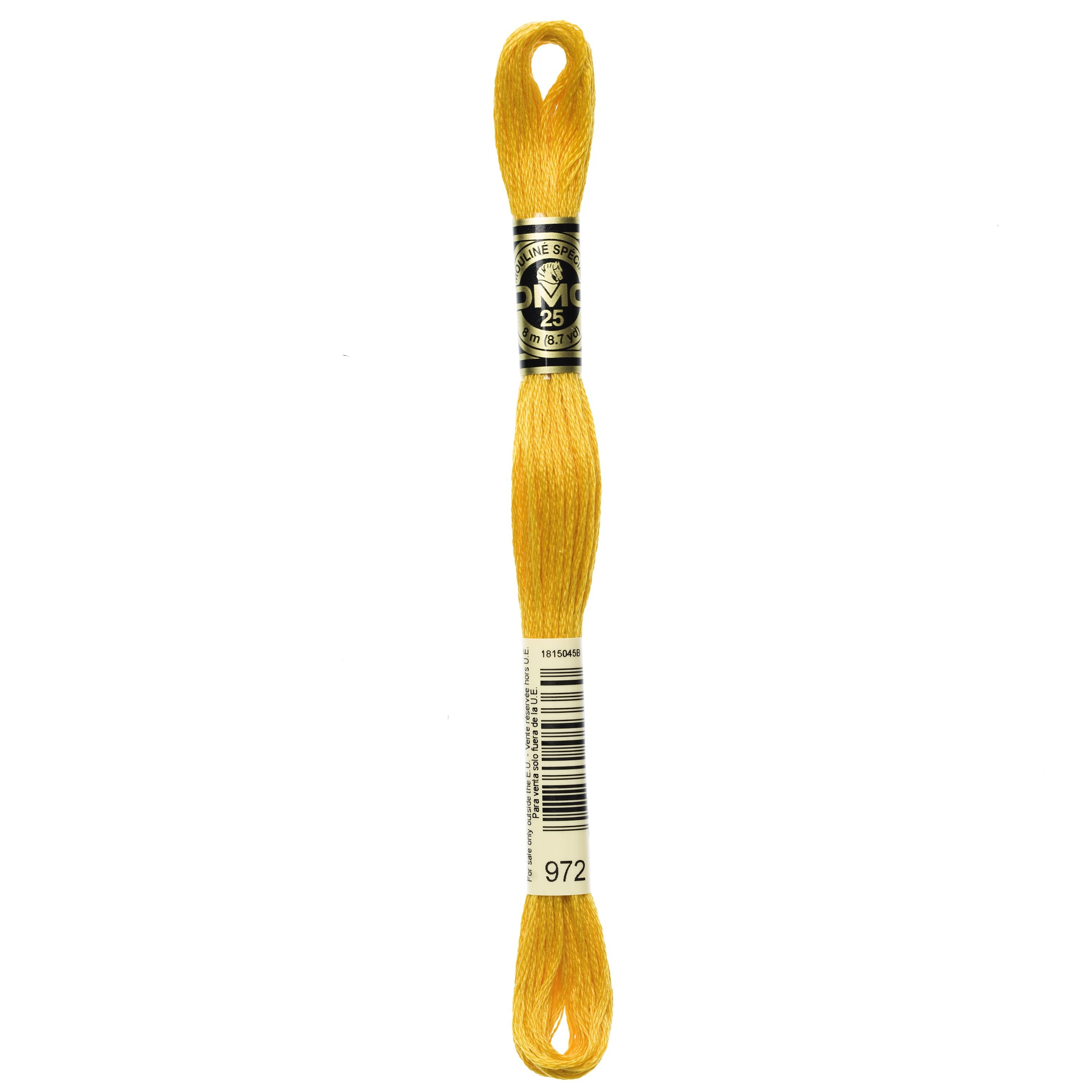 DMC Mouline 117-972 Six-Strand Embroidery Thread, Deep Canary, 8.7 ...