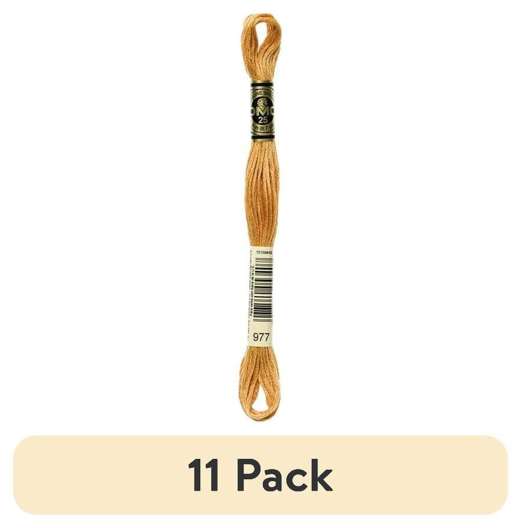 (11 pack) DMC Mouline Six-Strand Embroidery Thread, Light Golden Brown ...