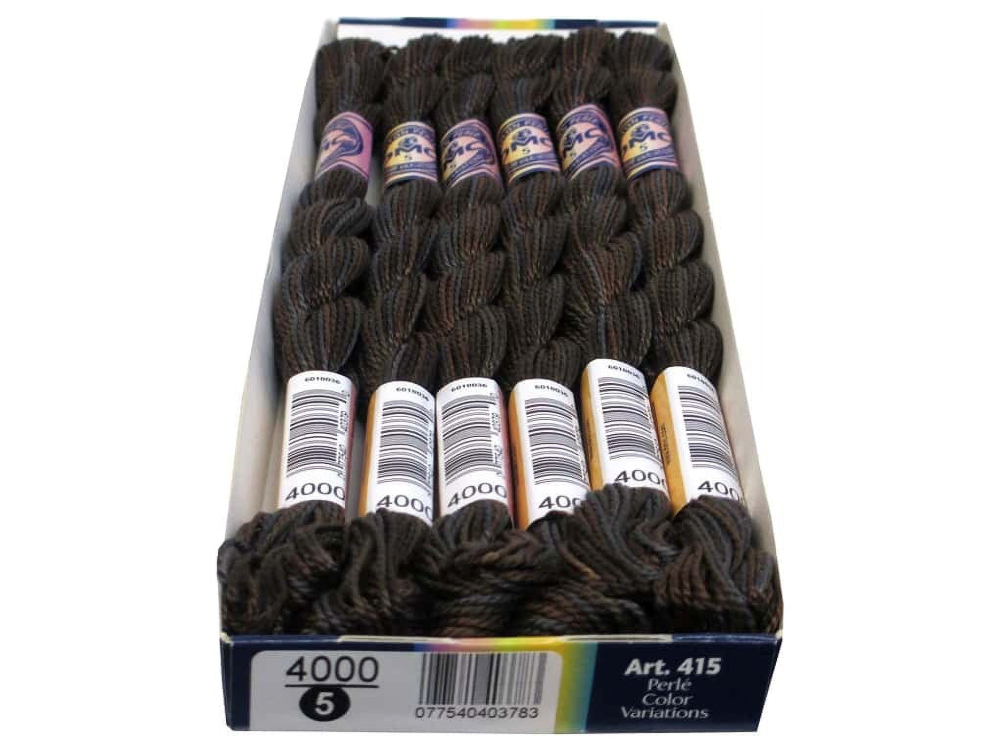 DMC Pearl Cotton Variations Skein - Size 5 - #4000 Espresso - Walmart.com