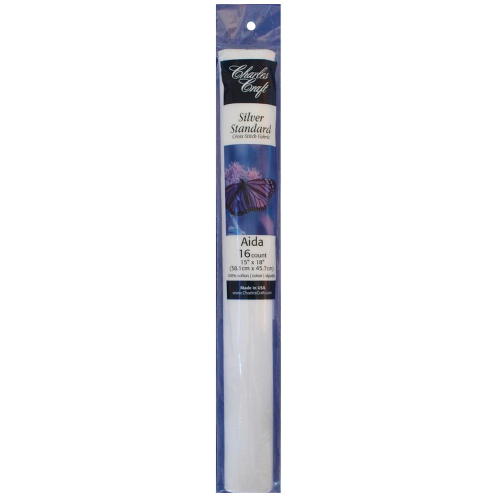 DMC Silver Label Aida 16-Count 15" x 18" Soft Tube, White - Walmart.com