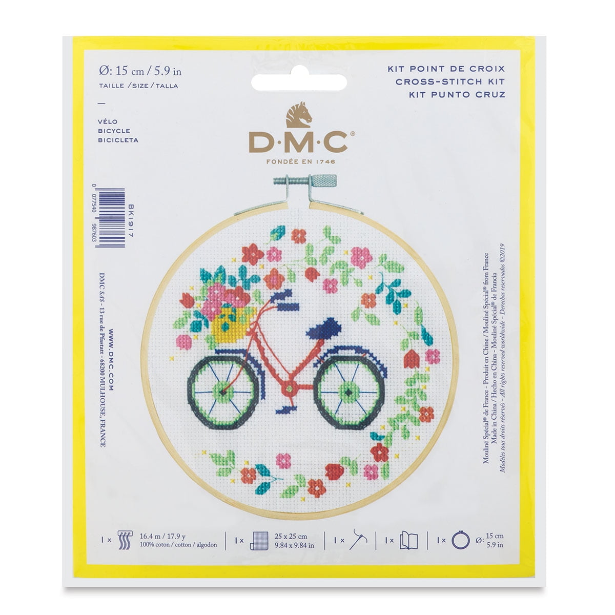 DMC Stitch Kit - Bicycle - Walmart.com