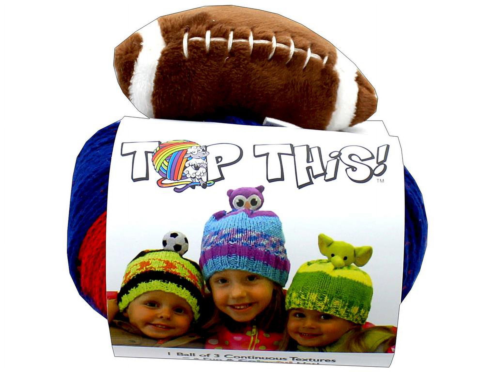DMC Yarn Kit Top This Football Blue/Red - Walmart.com