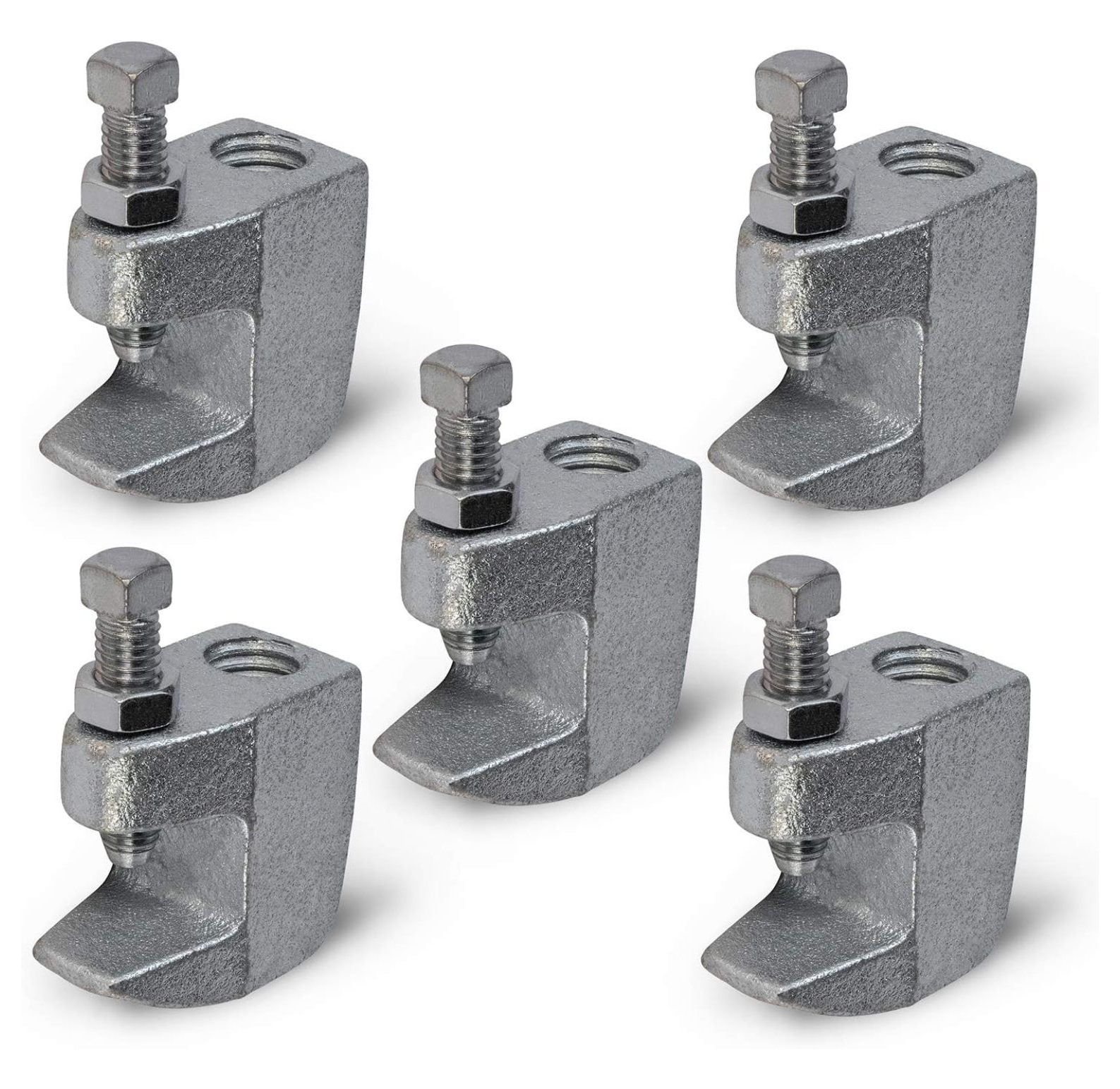 DMCT-HF58-5 Junior Beam Wall Ceiling Mount Vertical Piping Support-Clamp for Copper, PVC Tubing ...