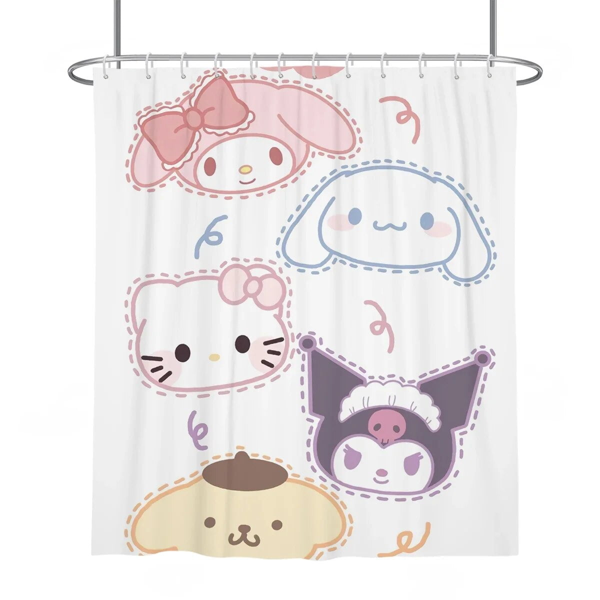 Dmh Sanrios Mymelody Cinnamoroll Kuromi Kawaii Anime Cartoon Shower