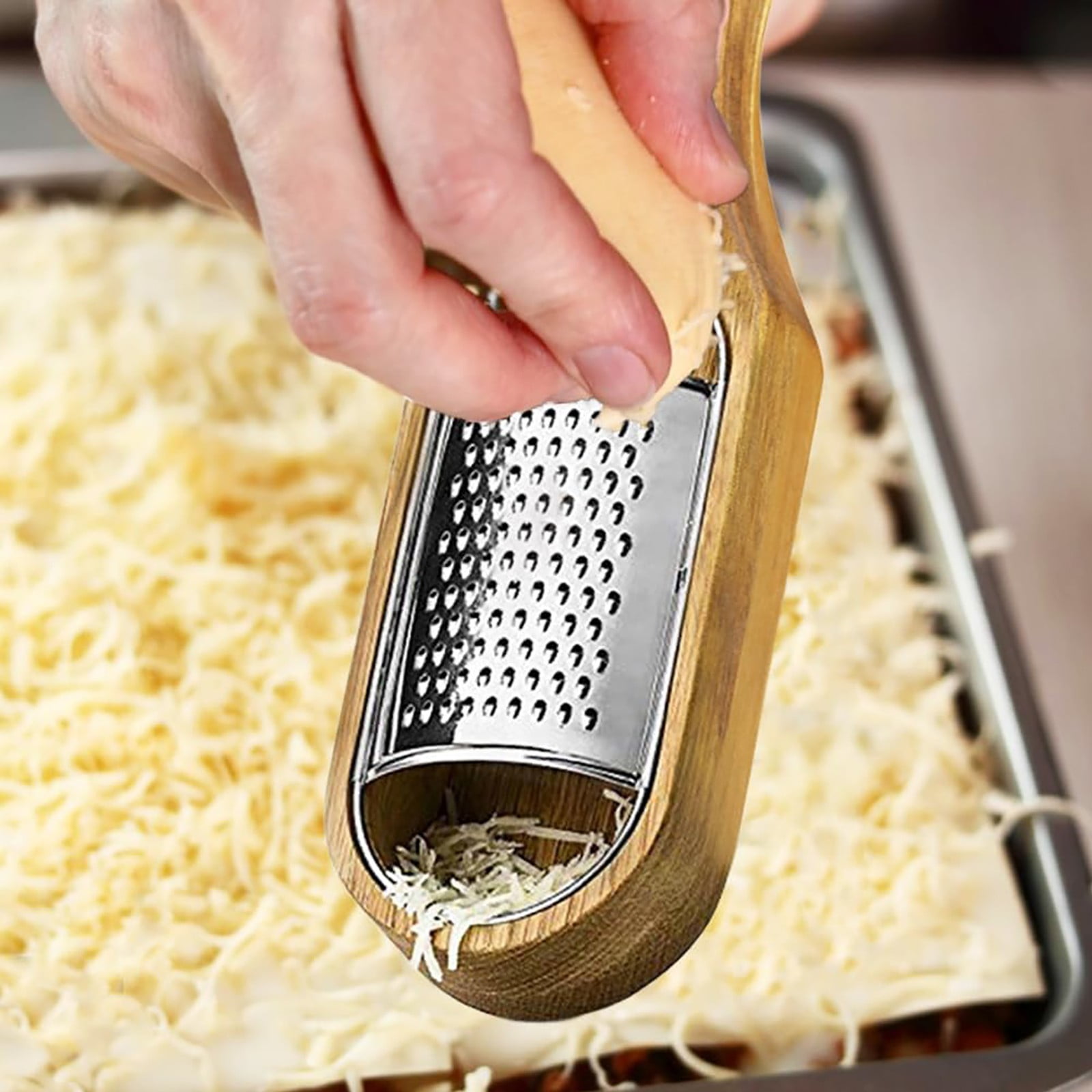 DMHW74S Cheese Grater With Container StainlessSteel Cheese Shredder ...