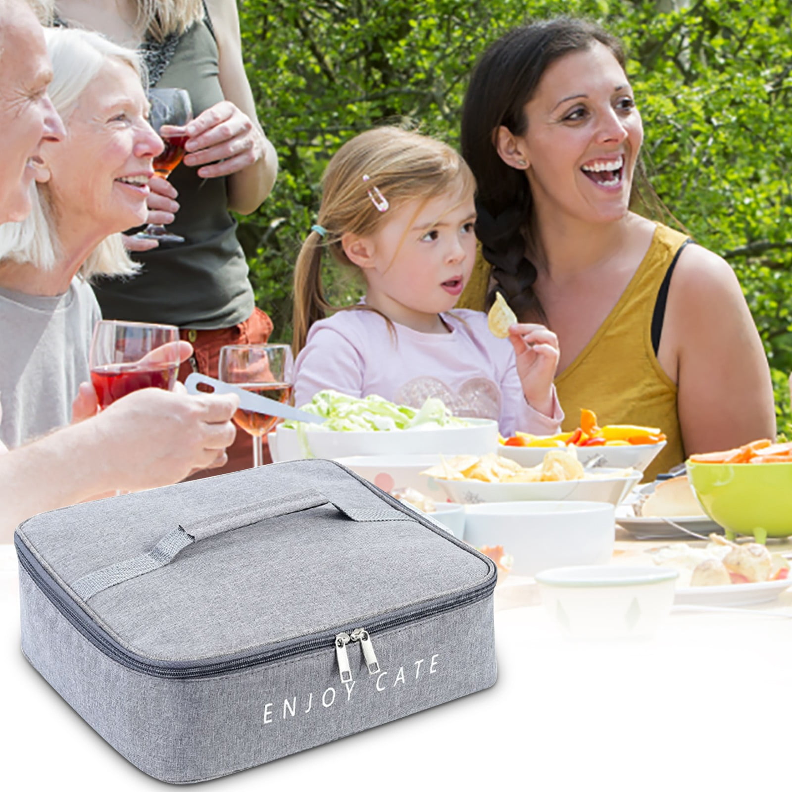 DMHW74S (Grey) A Stylish Practical And Lunch Bag For Back To School ...