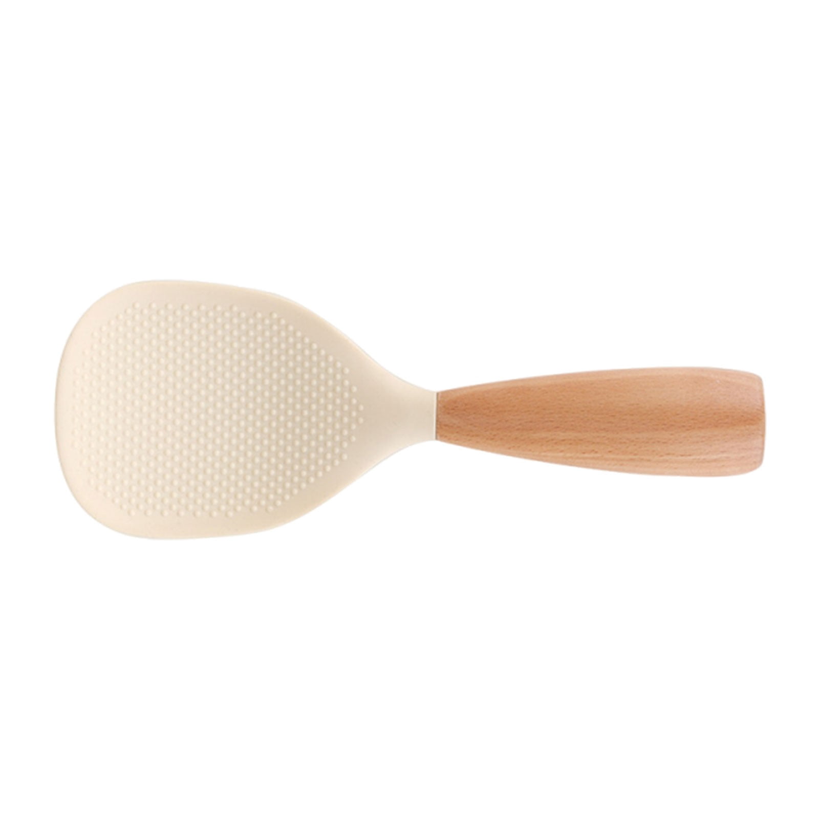 DMHW74S Short Wooden Handle Silicone Spatula Heat Resistant Cooking ...
