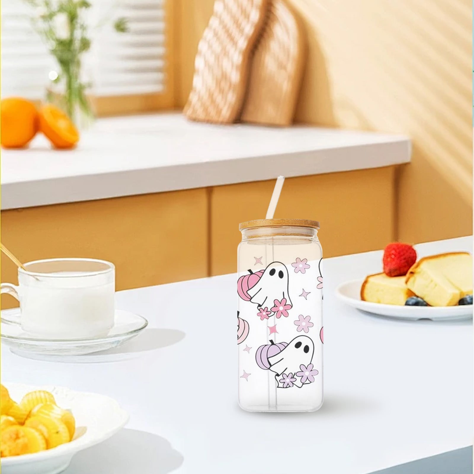 DMHW74S Sippin' Spectacle: Halloween Sipper Glass With Glowing Charm ...