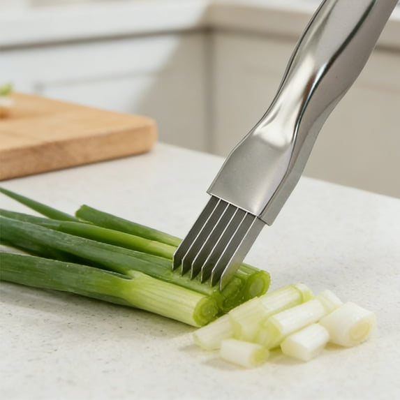 DMHW74S Stainless Steel Manual Scallion Cutter Combination Tool ...