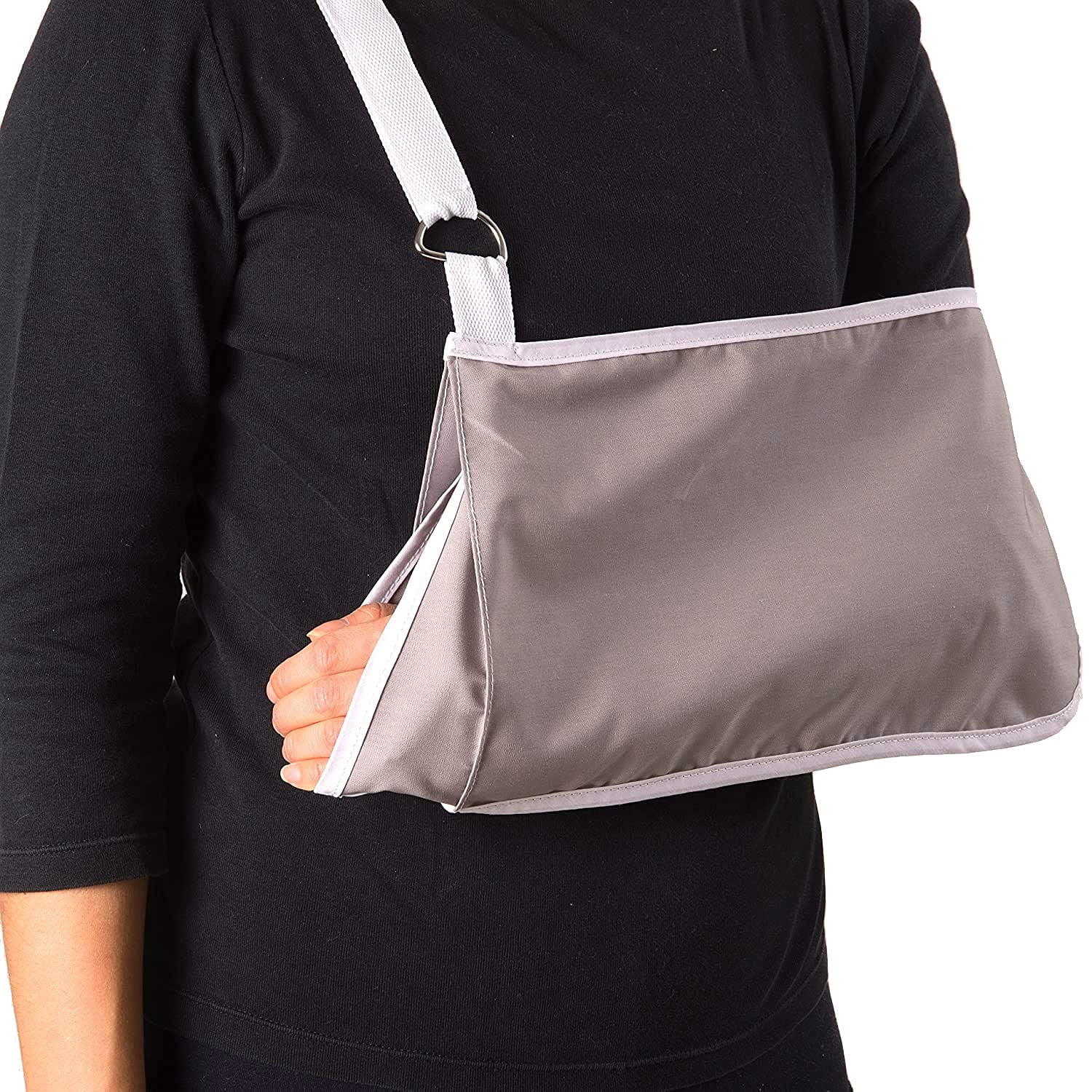DMI Adjustable Pocket Arm Sling with Wrist Extender, Adult, Gray - Walmart.com