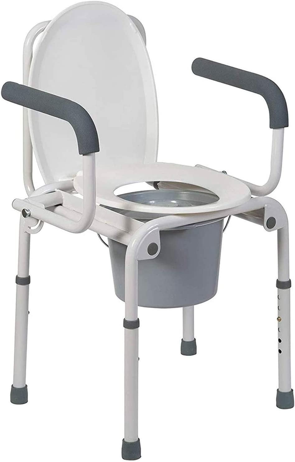 DMI Bedside Commode, Portable Toilet, Commode Chair, Raised Toilet Seat ...