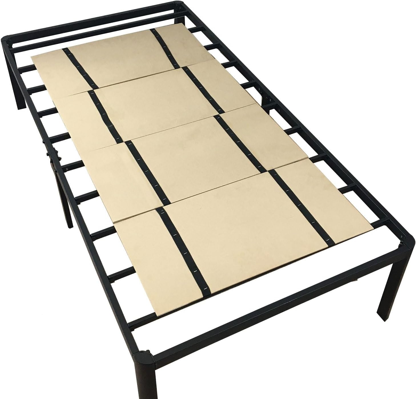DMI Foldable Box Spring, Bunkie Board, Bed Support Slats, No Assembly ...