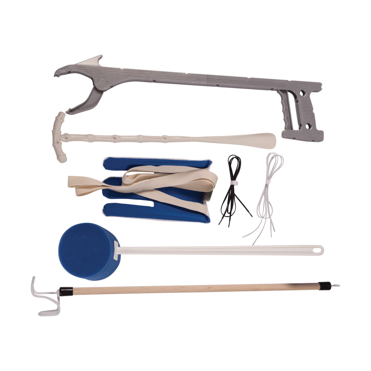 DMI Reach Assist Dressing Aid Kit with Sock Aid, Dressing Stick ...