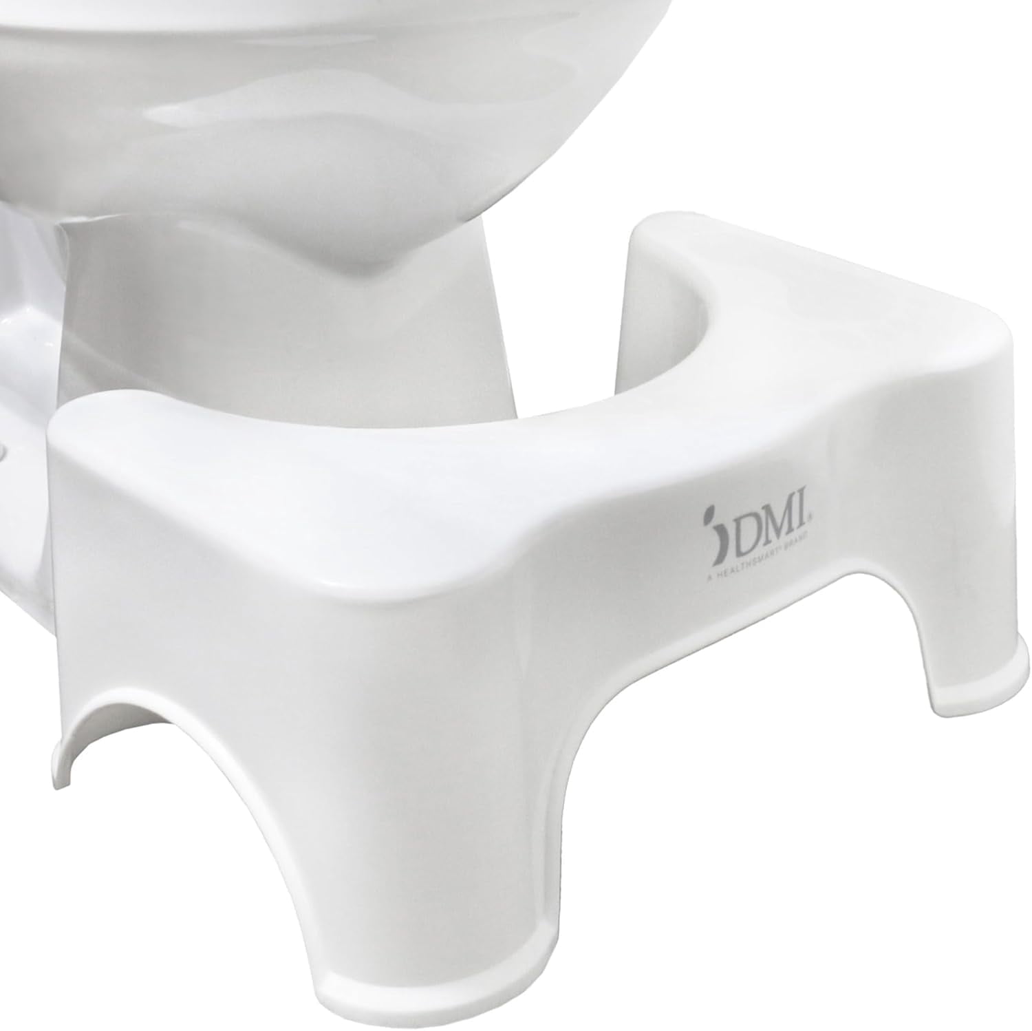 DMI Toilet Squatting Posture Stool, 6.7" Height, Reduces Strain for an ...