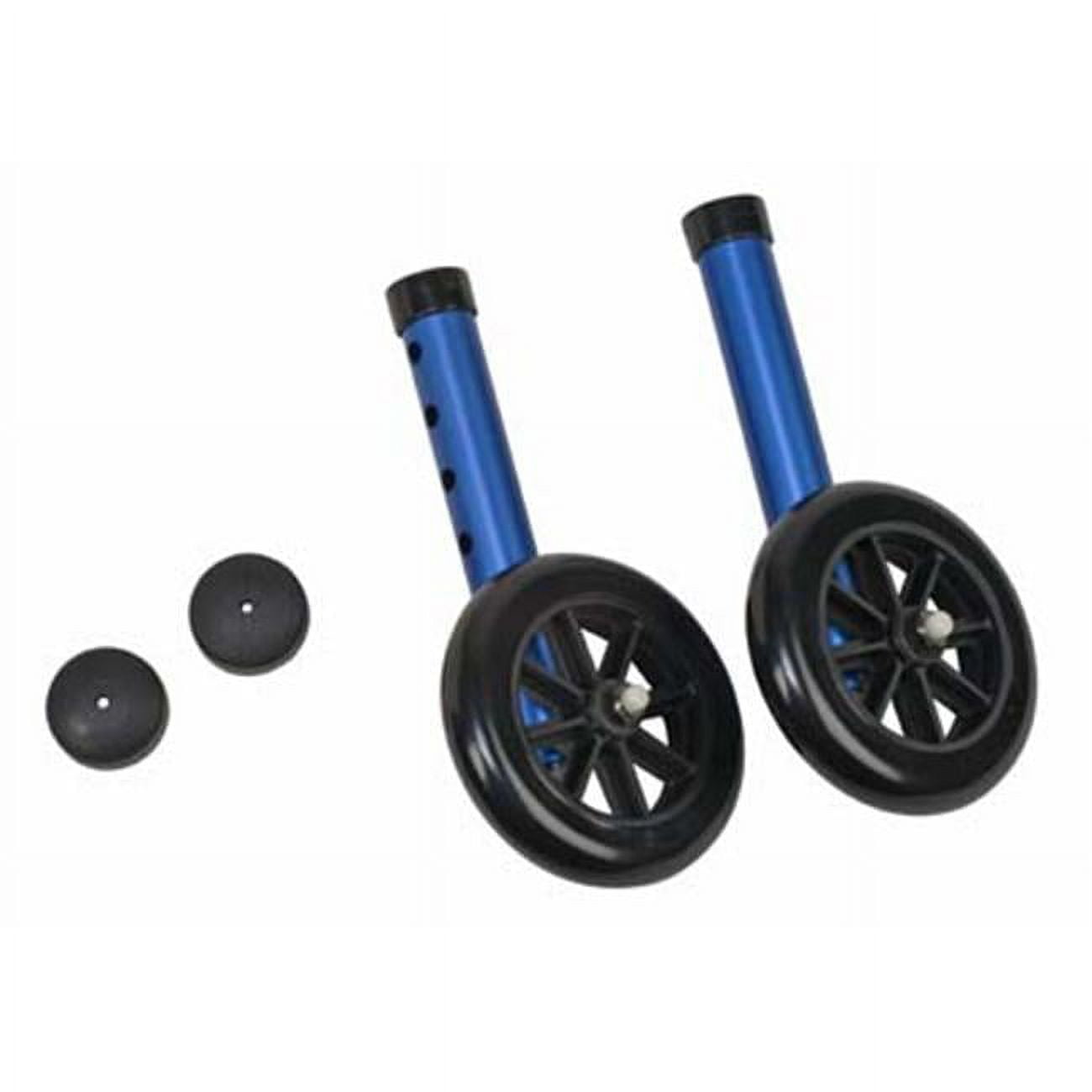 DMI® Walker Wheels With Glide Cap Kit, Blue HSA/FSA Eligible - Walmart.com