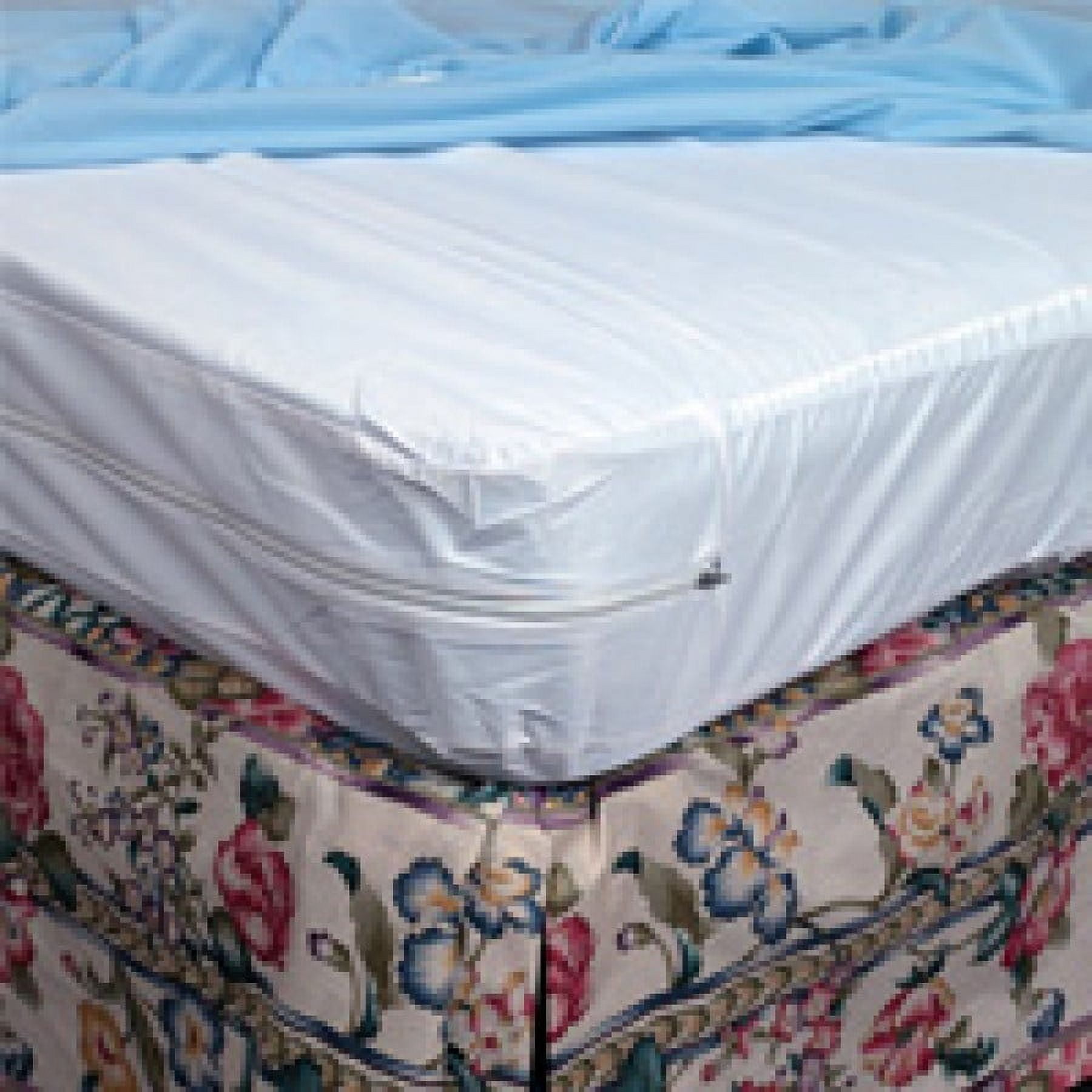 DMI Plastic Bed Waterproof Mattress Protector, Full Size, Zippered ...