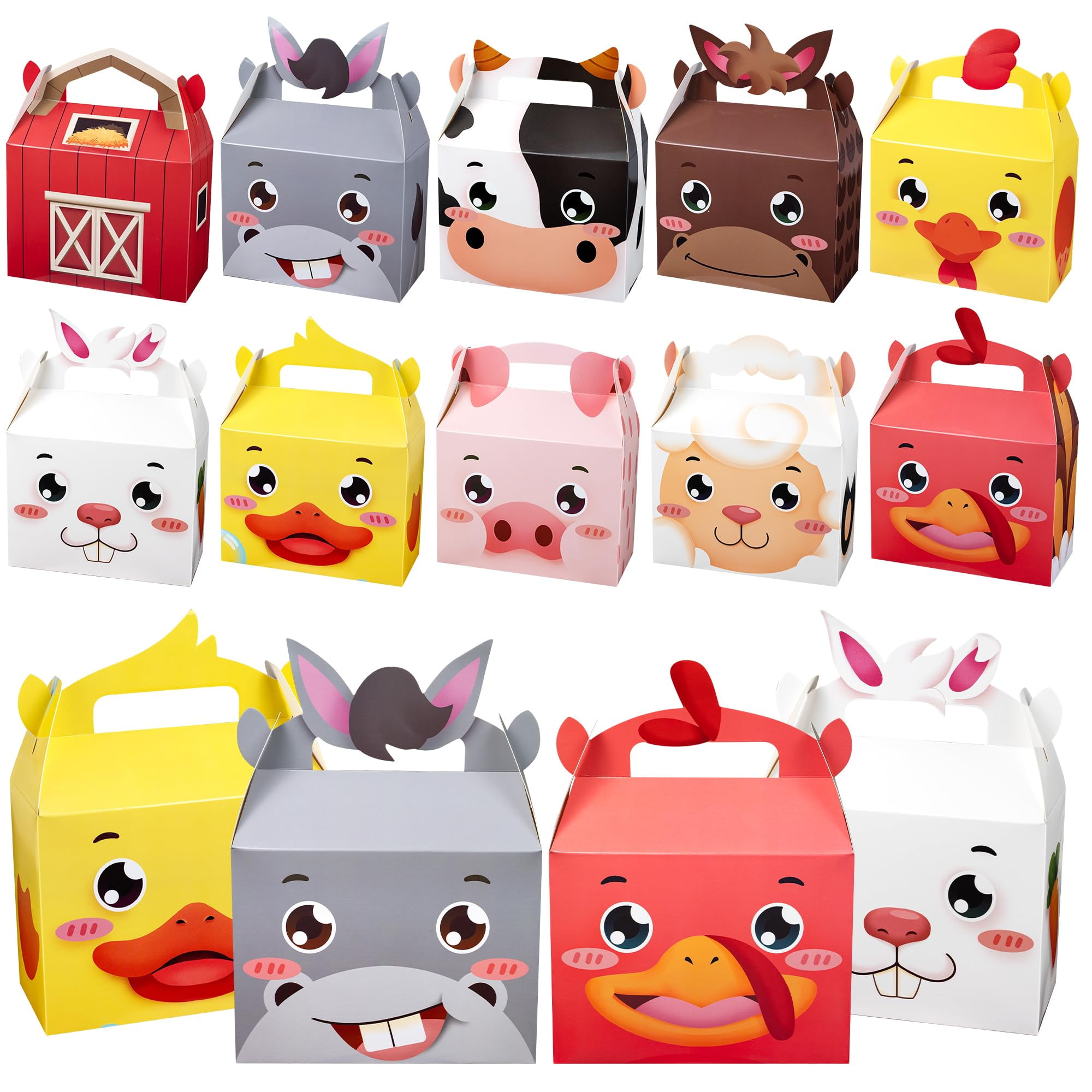 DMIGHT Party Favor Boxes MMF7 Theme Birthday Goodie Boxes Candy Gift ...