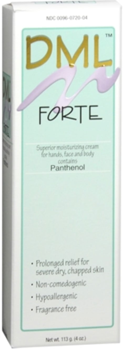 DML Forte Super Moisturizing Cream with Panthenol for Hands, Face, and ...