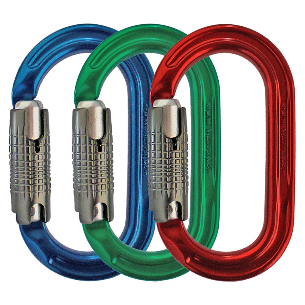 DMM Ultra O Locksafe Auto Lock Oval Carabiners (3 Pack) - Walmart.com