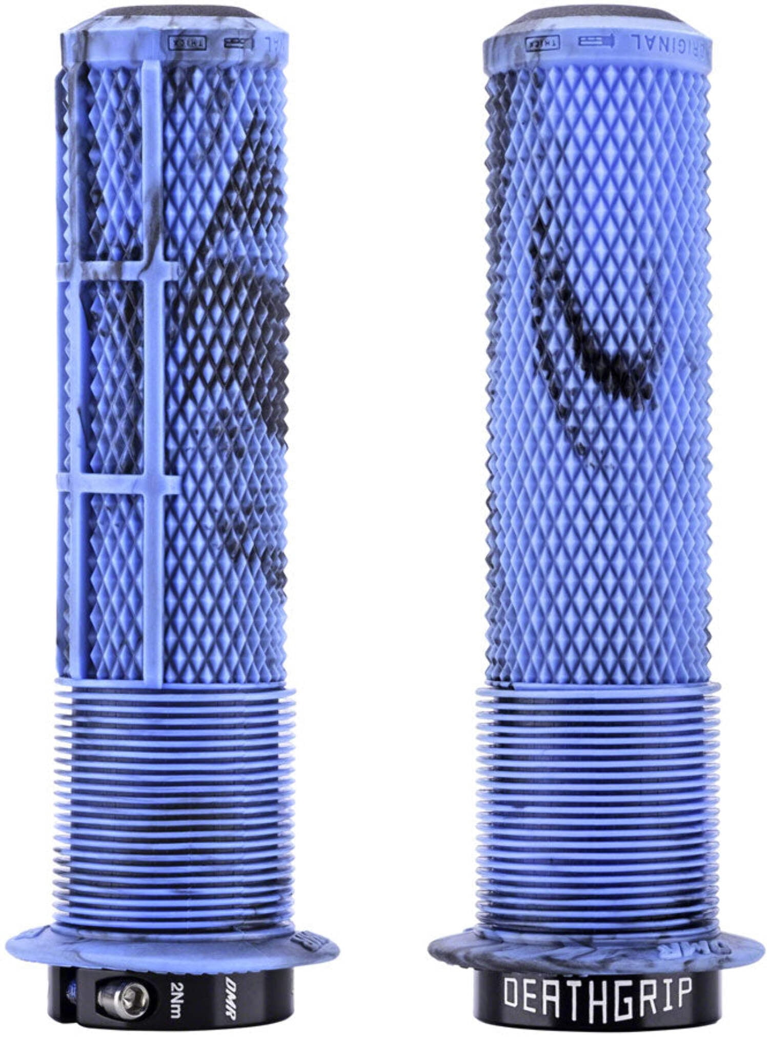 DMR DeathGrip 2 Flanged Grips - Thick Lock-On Blue Mable - Walmart.com