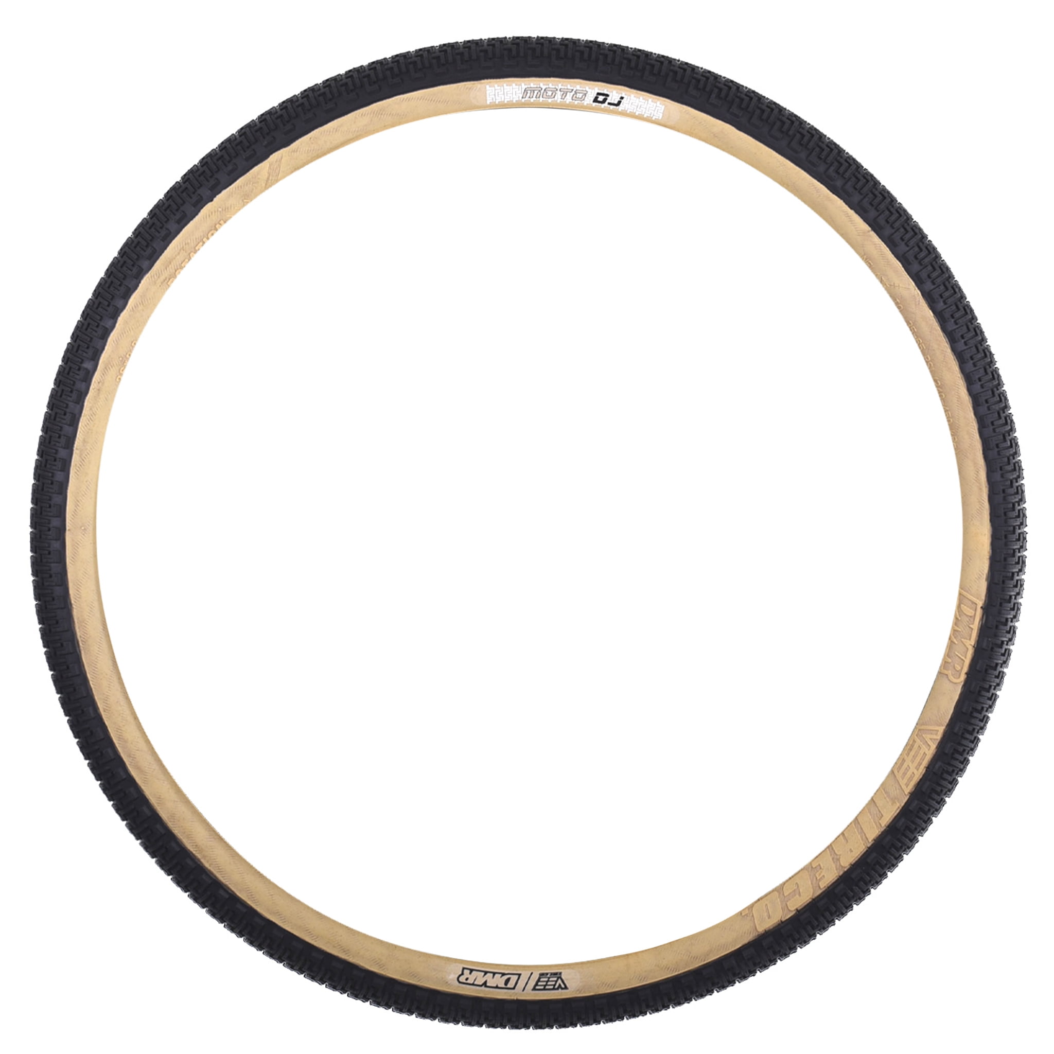 DMR Moto DJ Tire 26 x 2.2 Clincher Wire Black/Tan Reflective Mountain ...