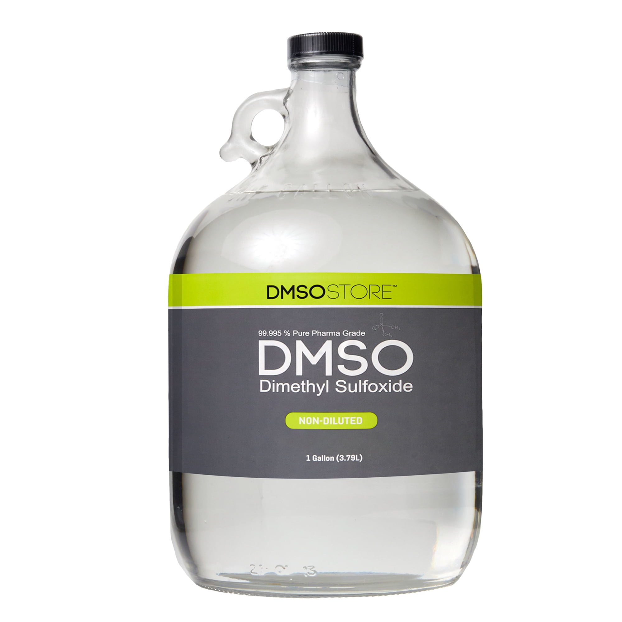 DMSO Store's 1 Gallon Glass Jug of Pure Pharma Grade 99.995% Dimethyl ...