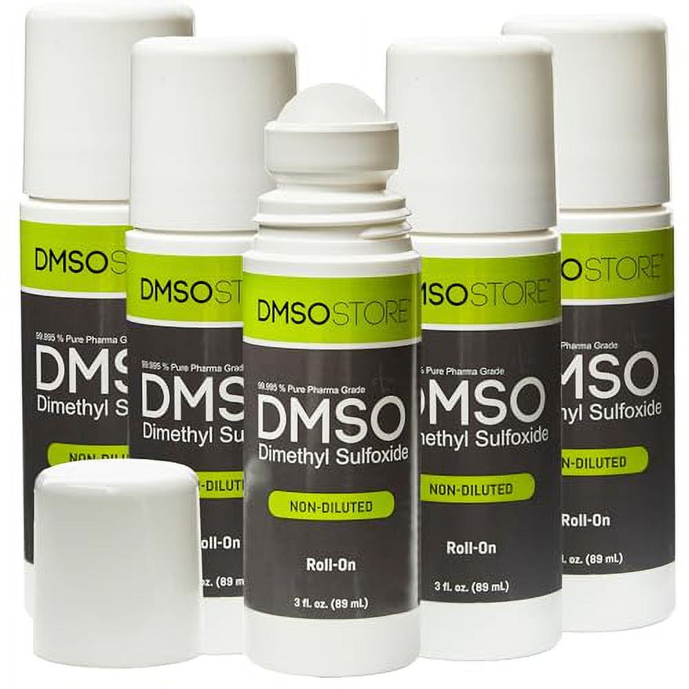 DMSO 3 oz. Roll-on 5 Bottle Special 99.995% Low Odor Pharma Grade ...