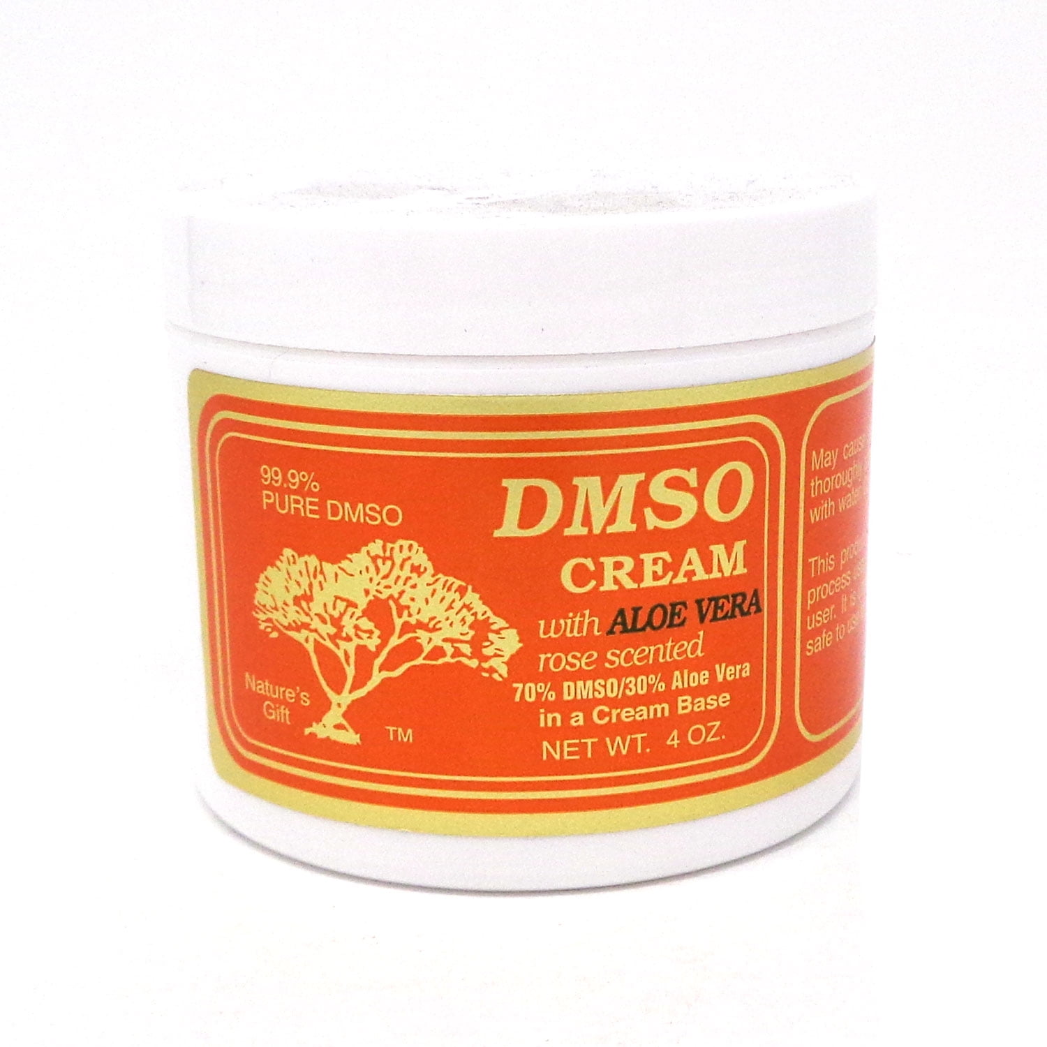 DMSO Rose-Scented Cream with Aloe Vera - 4 oz - Walmart.com