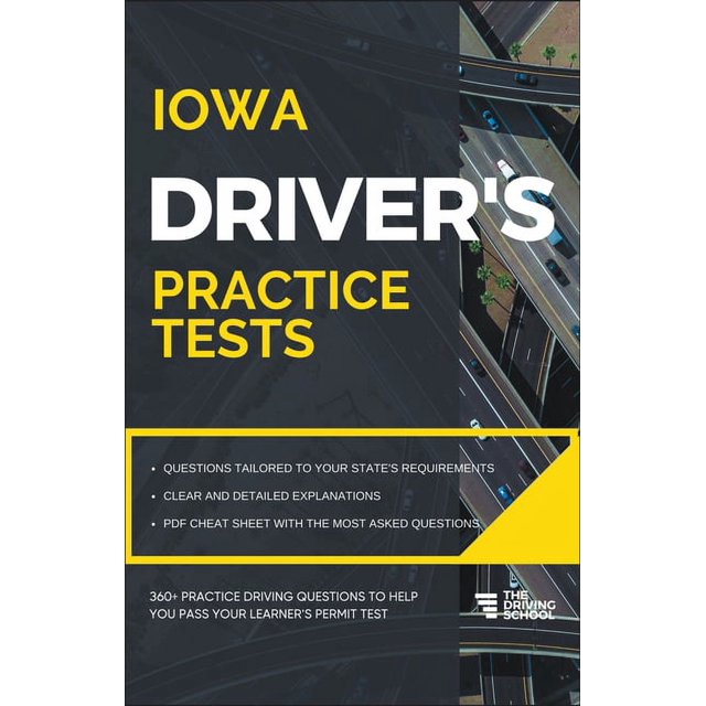 DMV Practice Tests: Iowa Driver's Practice Tests (Paperback) - Walmart.com